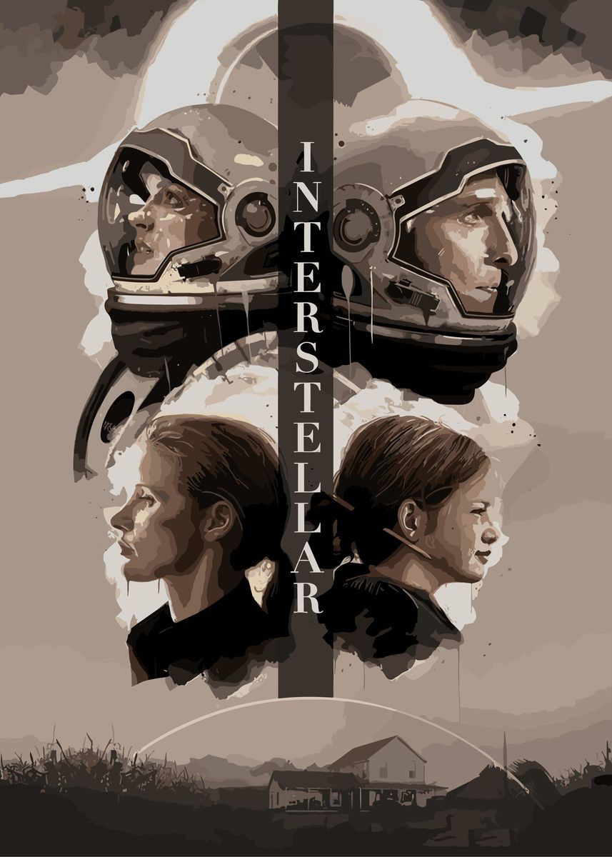 'Interstellar' Poster, picture, metal print, paint by benjamin button ...