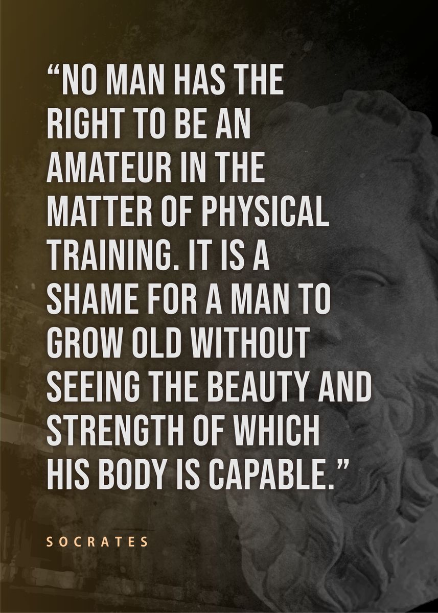 'socrates quotes' Poster, picture, metal print, paint by wise quotes ...