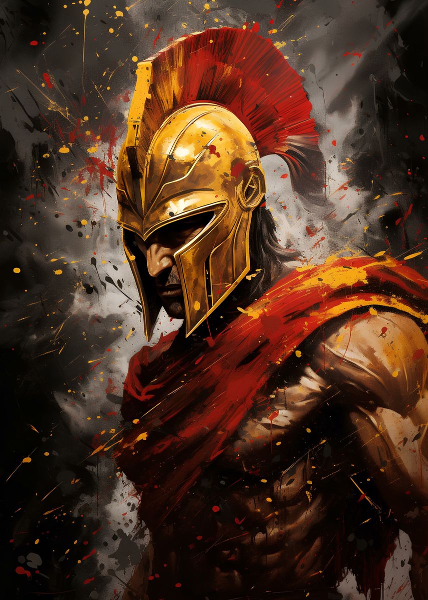 'Spartan Guardian' Poster, picture, metal print, paint by Risetheheart ...