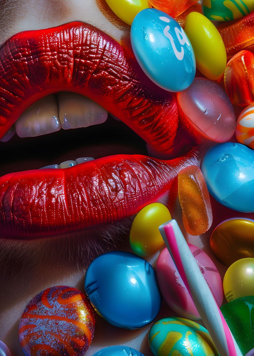 'The Candy' Poster, picture, metal print, paint by EvasDreamDesigns ...