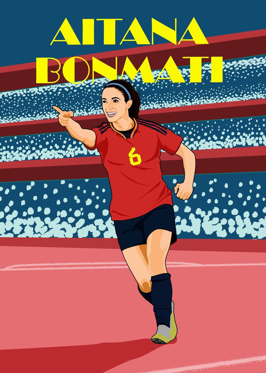 'aitana bonmati' Poster, picture, metal print, paint by geeks holic ...