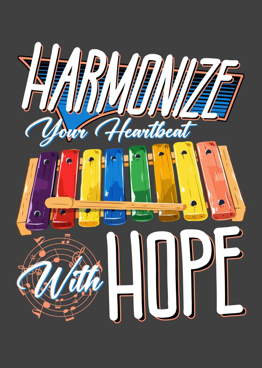 'Xylophone Instrument' Poster, picture, metal print, paint by Lukes ...