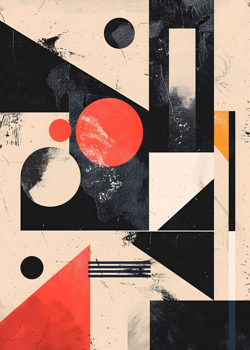 'Abstract Expressionism' Poster, picture, metal print, paint by Poster ...