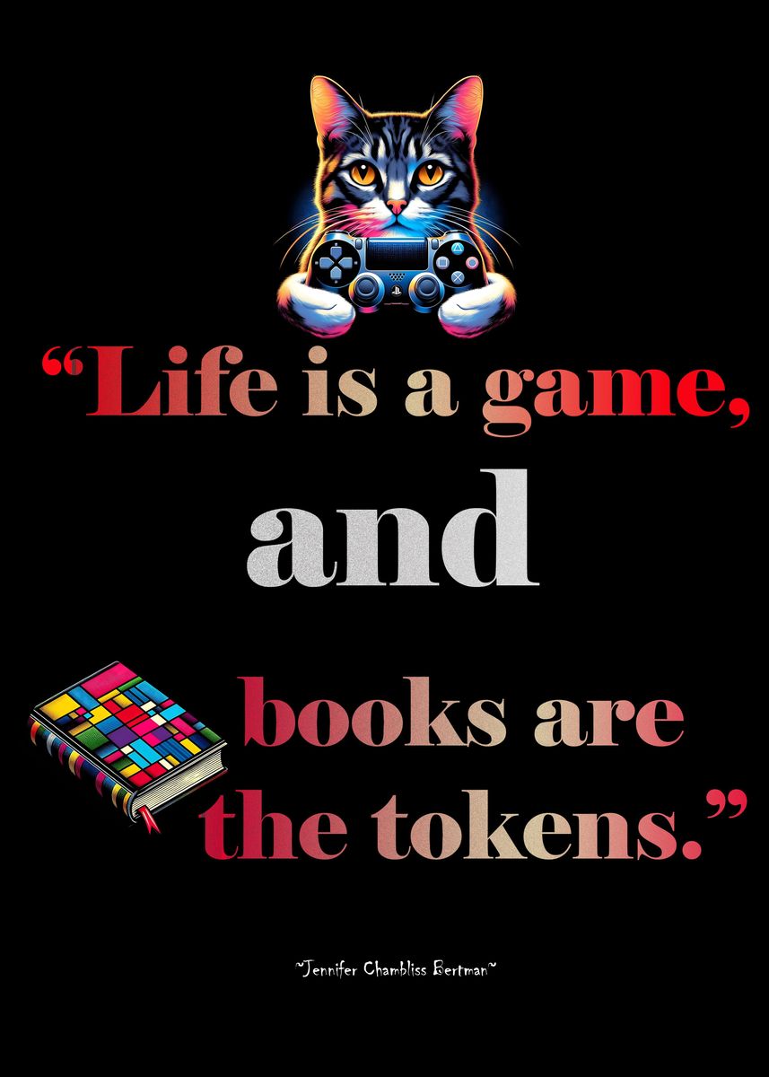 'Gaming Quote' Poster, picture, metal print, paint by Game Pop Art ...