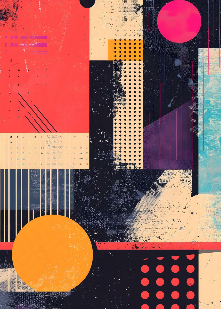 'Abstract Expressionism' Poster, picture, metal print, paint by Poster ...