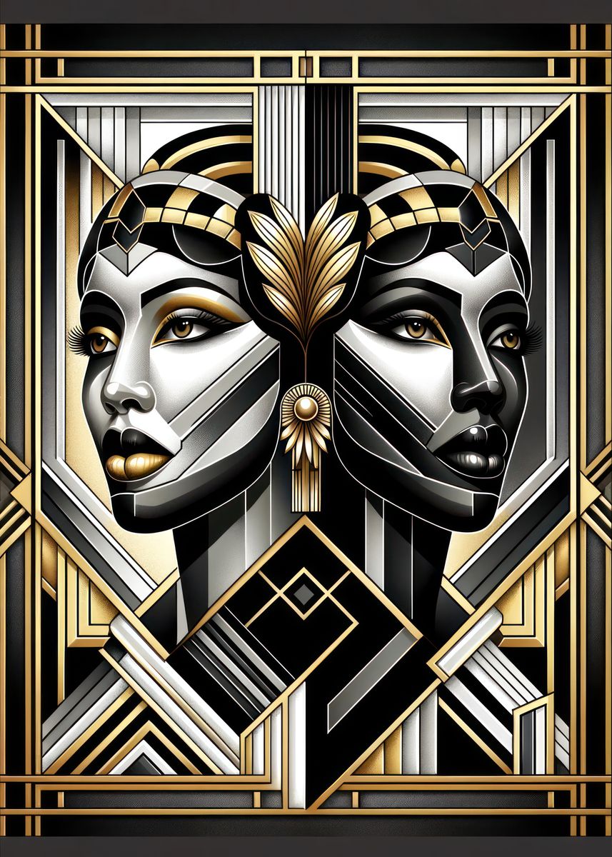 'Techno Human Canvas' Poster, picture, metal print, paint by Markus von ...