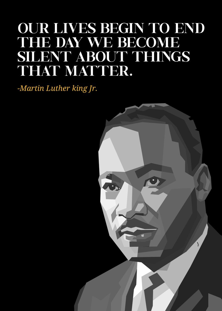 'Martin Luther King ' Poster, picture, metal print, paint by Berkah ...