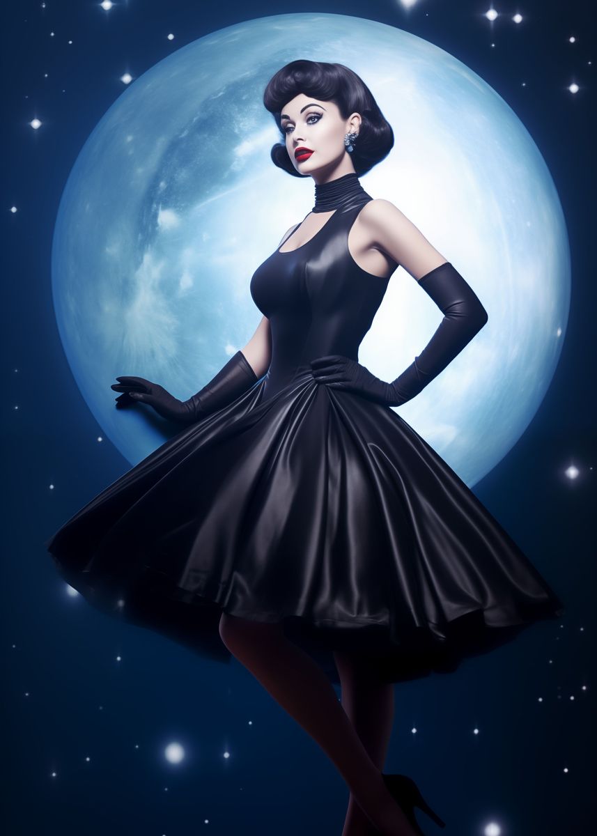 'Space Pinup No.3' Poster, picture, metal print, paint by Boot Hill ...