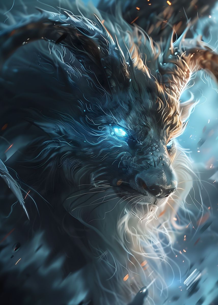 'Mythical Creature' Poster, picture, metal print, paint by Elipscease ...