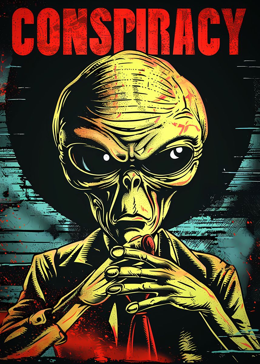 'Conspiracy' Poster, picture, metal print, paint by Undermountain ...