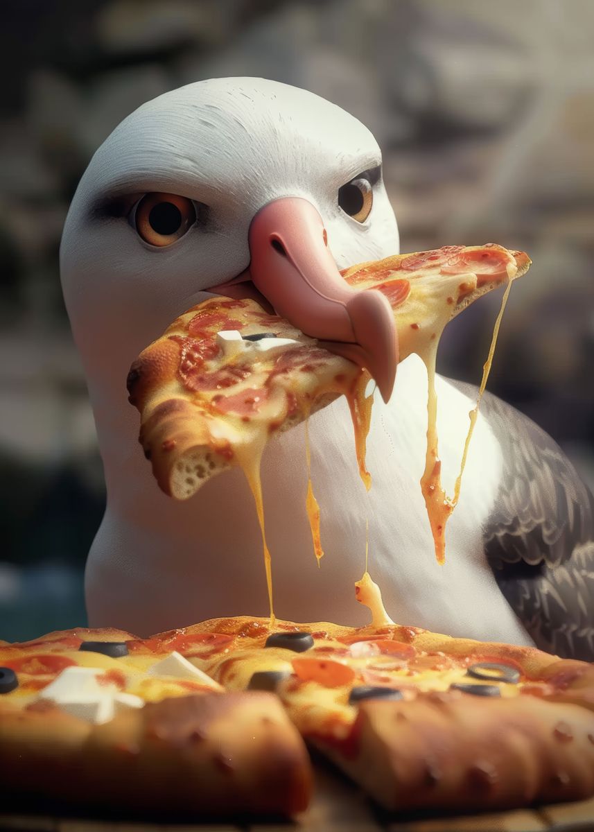 'Albatross Watercolor' Poster, picture, metal print, paint by Henning ...