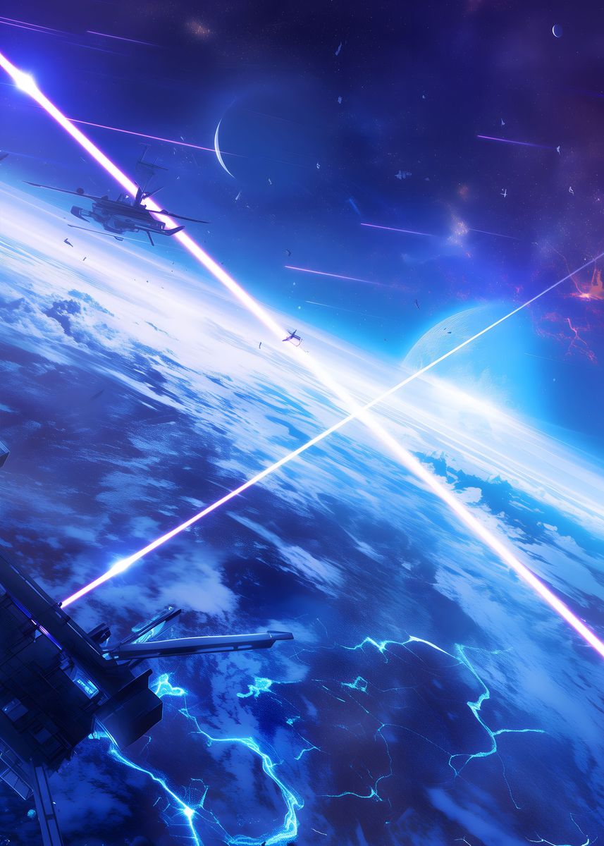 'Empty Space' Poster, picture, metal print, paint by Elipscease | Displate