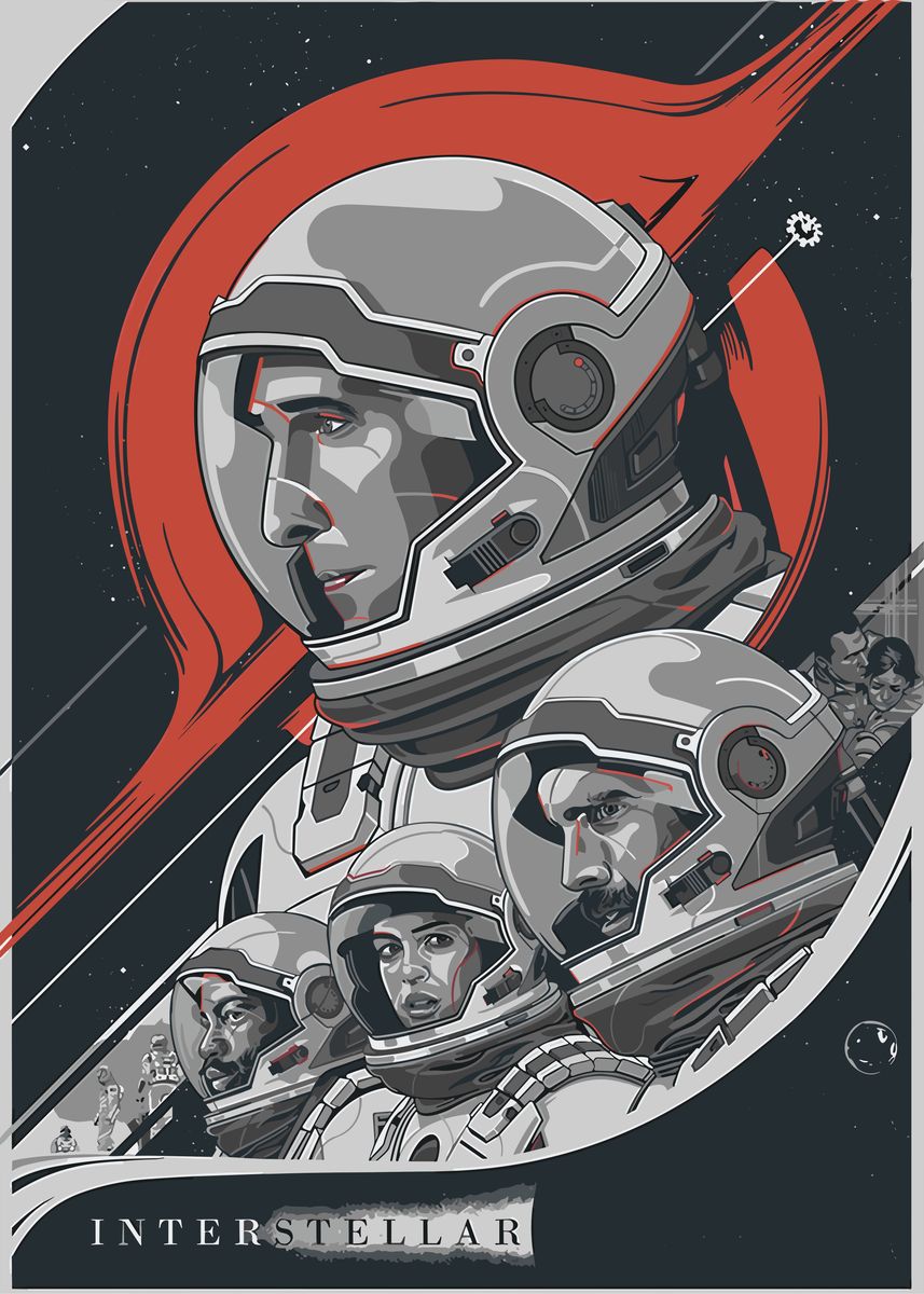 'Interstellar' Poster, picture, metal print, paint by Jack Fanzel ...