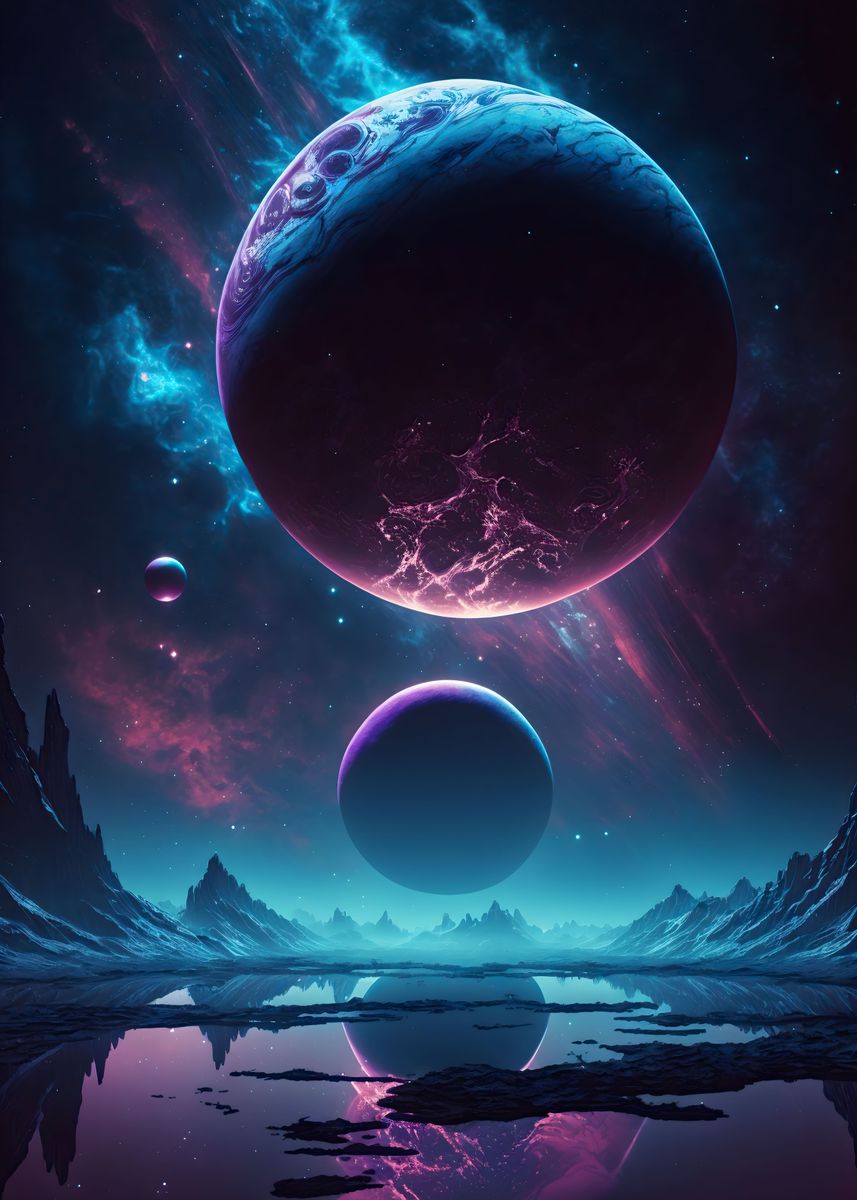 'Mercury' Poster, picture, metal print, paint by EB Art | Displate