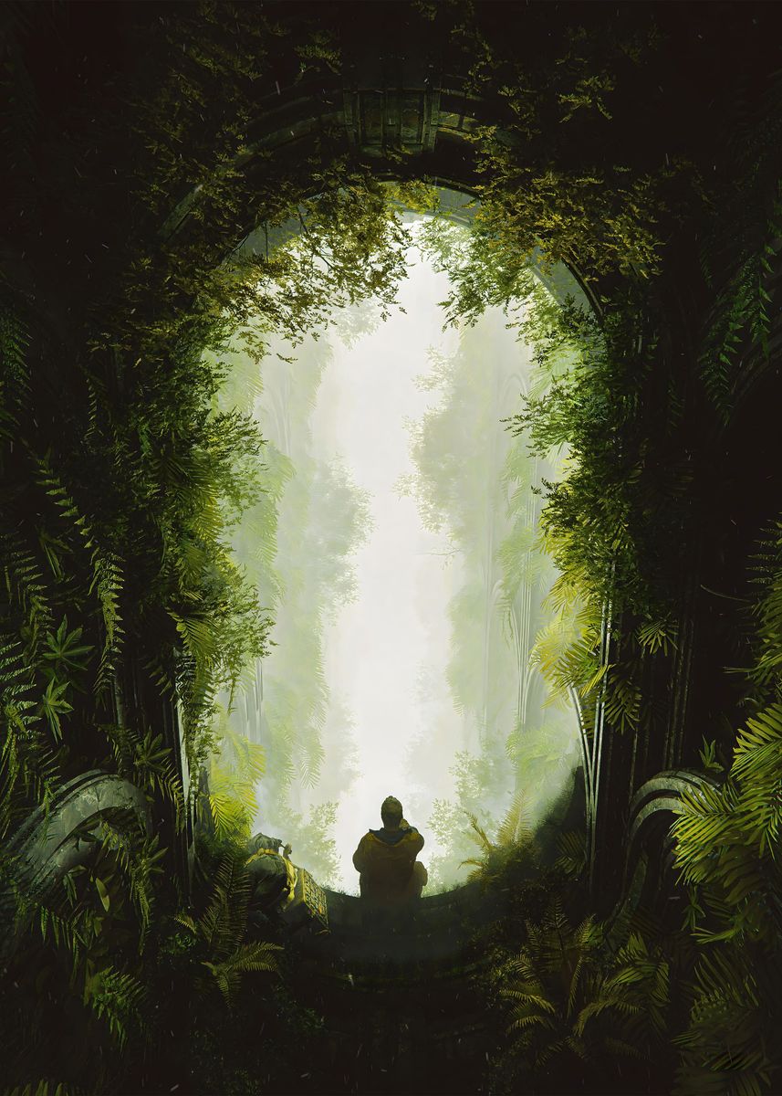 'The Other Side' Poster, picture, metal print, paint by Bartosz Burda ...