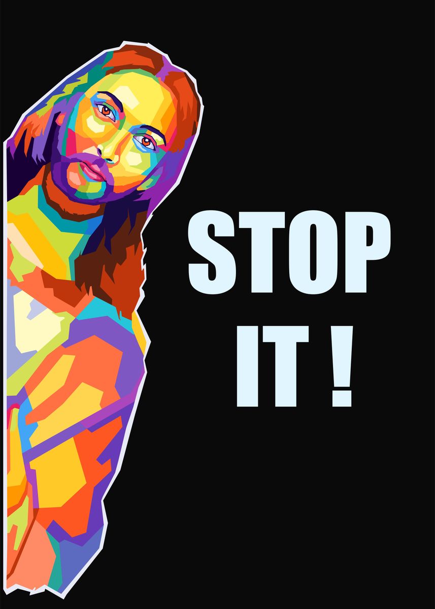 'Jesus Meme Stop It' Poster, picture, metal print, paint by Andrew ...