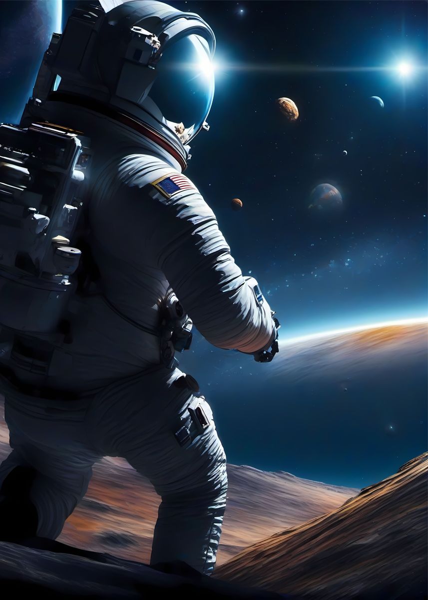 'Space' Poster, picture, metal print, paint by Gon Poster | Displate