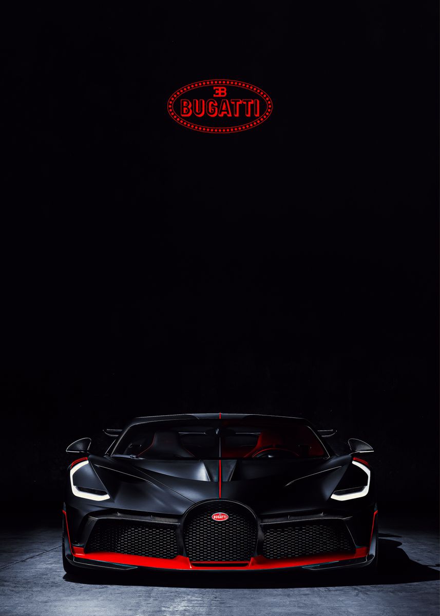 'Bugatti Divo' Poster, picture, metal print, paint by Lee Rocks | Displate
