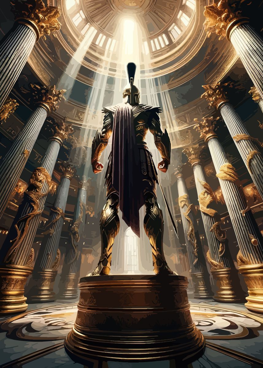 'Soldier spartan 300' Poster, picture, metal print, paint by Keps ...