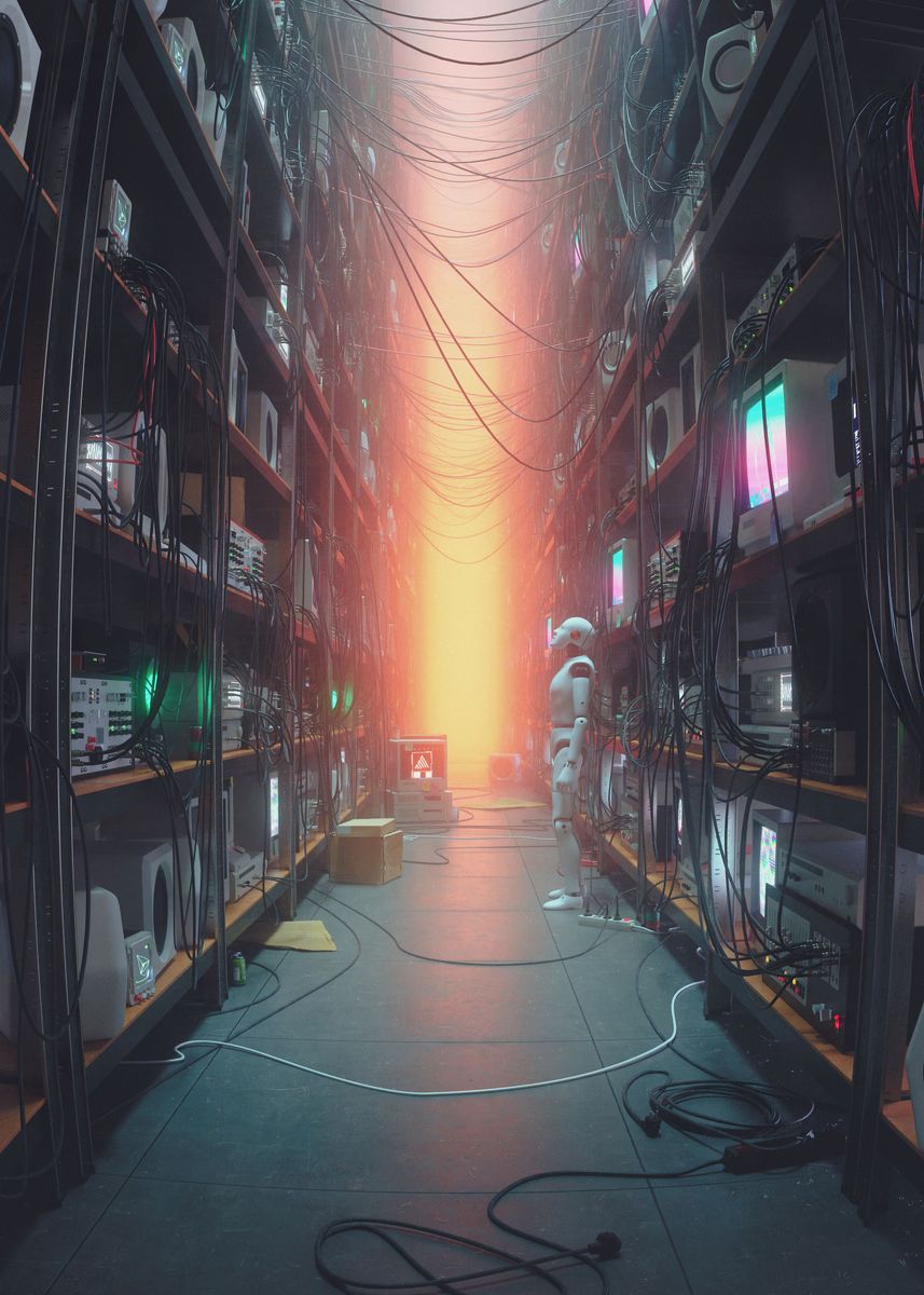 'Periphery' Poster, picture, metal print, paint by devektiv | Displate