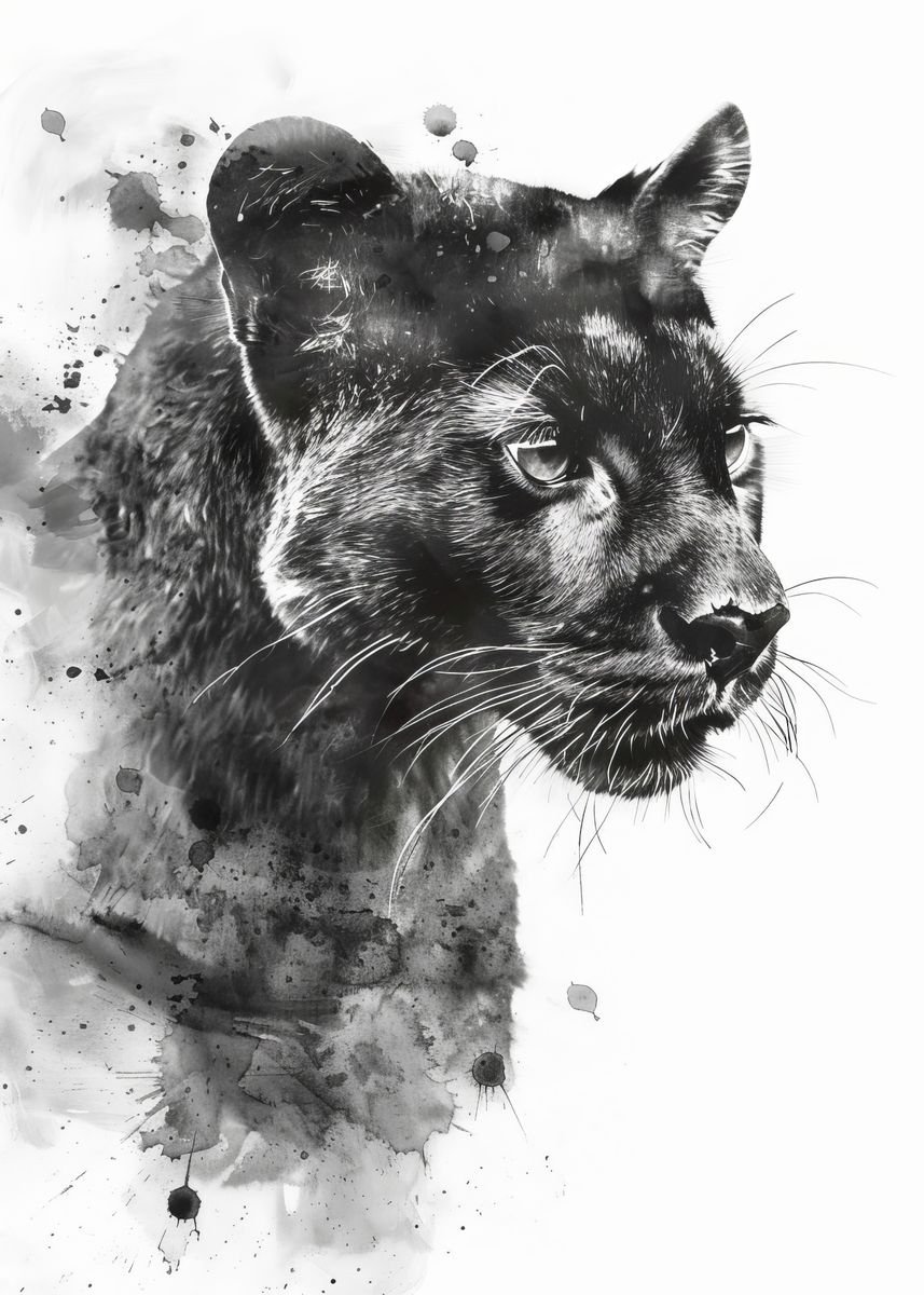 'Fossa Watercolor' Poster, picture, metal print, paint by Henning ...