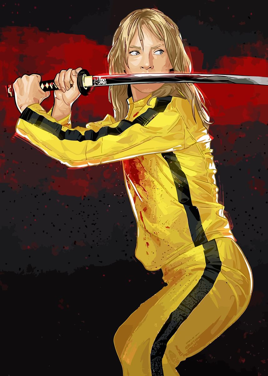 'Kill bill' Poster, picture, metal print, paint by Movie Art | Displate