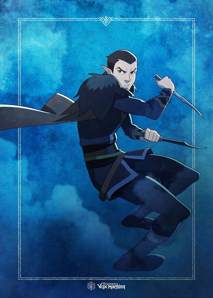 'Vax'ildan' Poster, picture, metal print, paint by The Legend of Vox ...