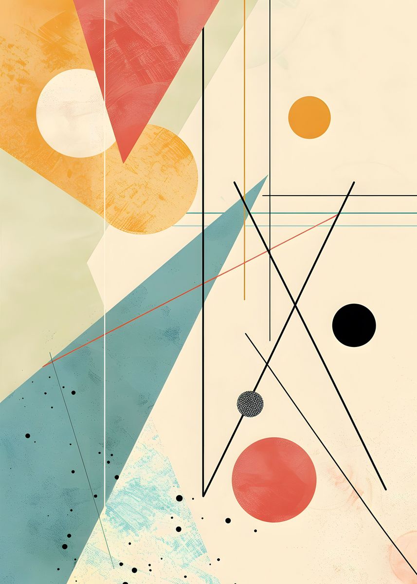 'Abstract Expressionism' Poster, picture, metal print, paint by Poster ...