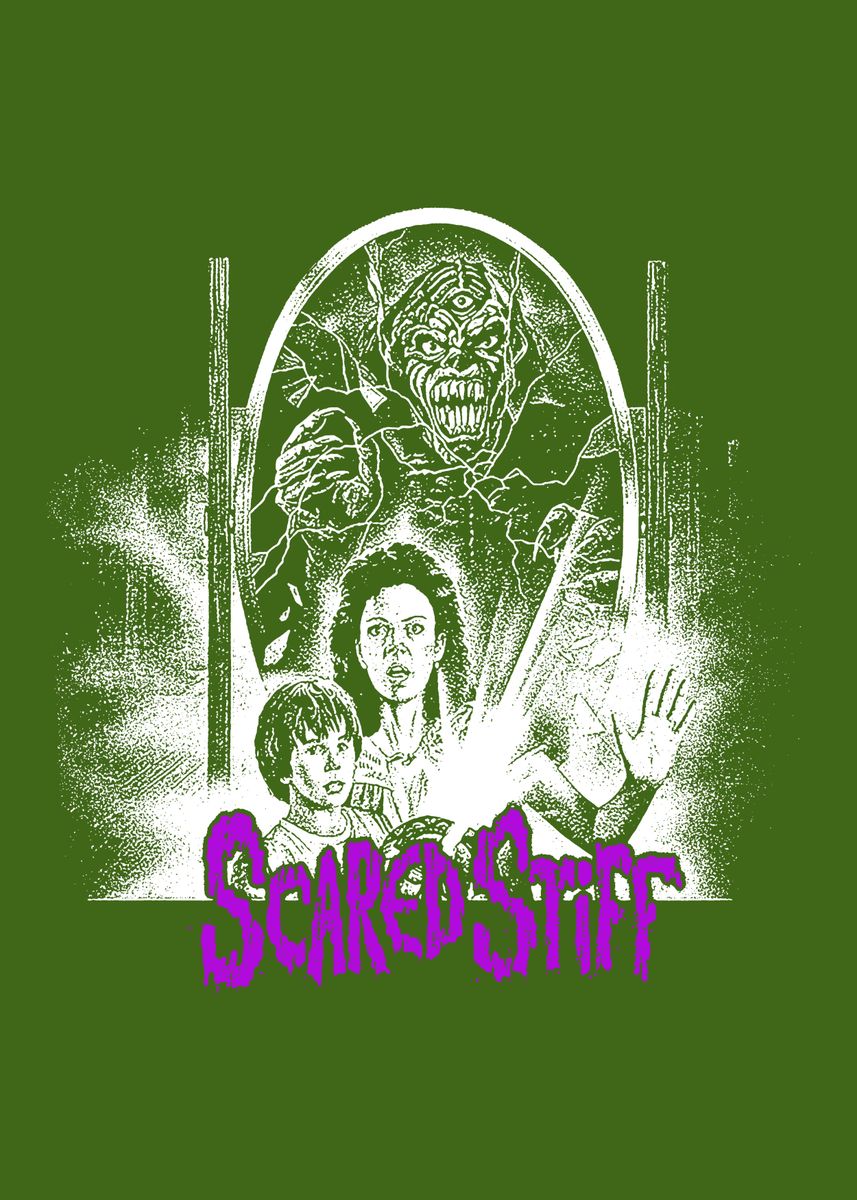 'Scared Stiff' Poster, picture, metal print, paint by Tormentedabnormal ...