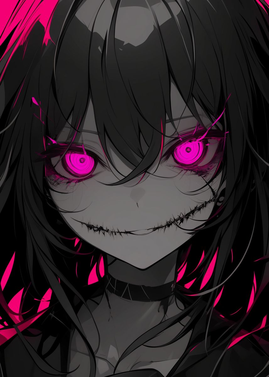 'Pink Eye Glow' Poster, picture, metal print, paint by Tomorrow Artz ...