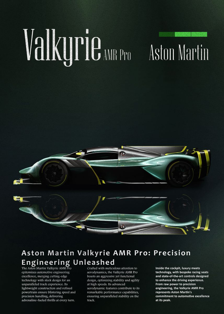 'Aston Martin Valkyrie ' Poster, picture, metal print, paint by Vineet ...