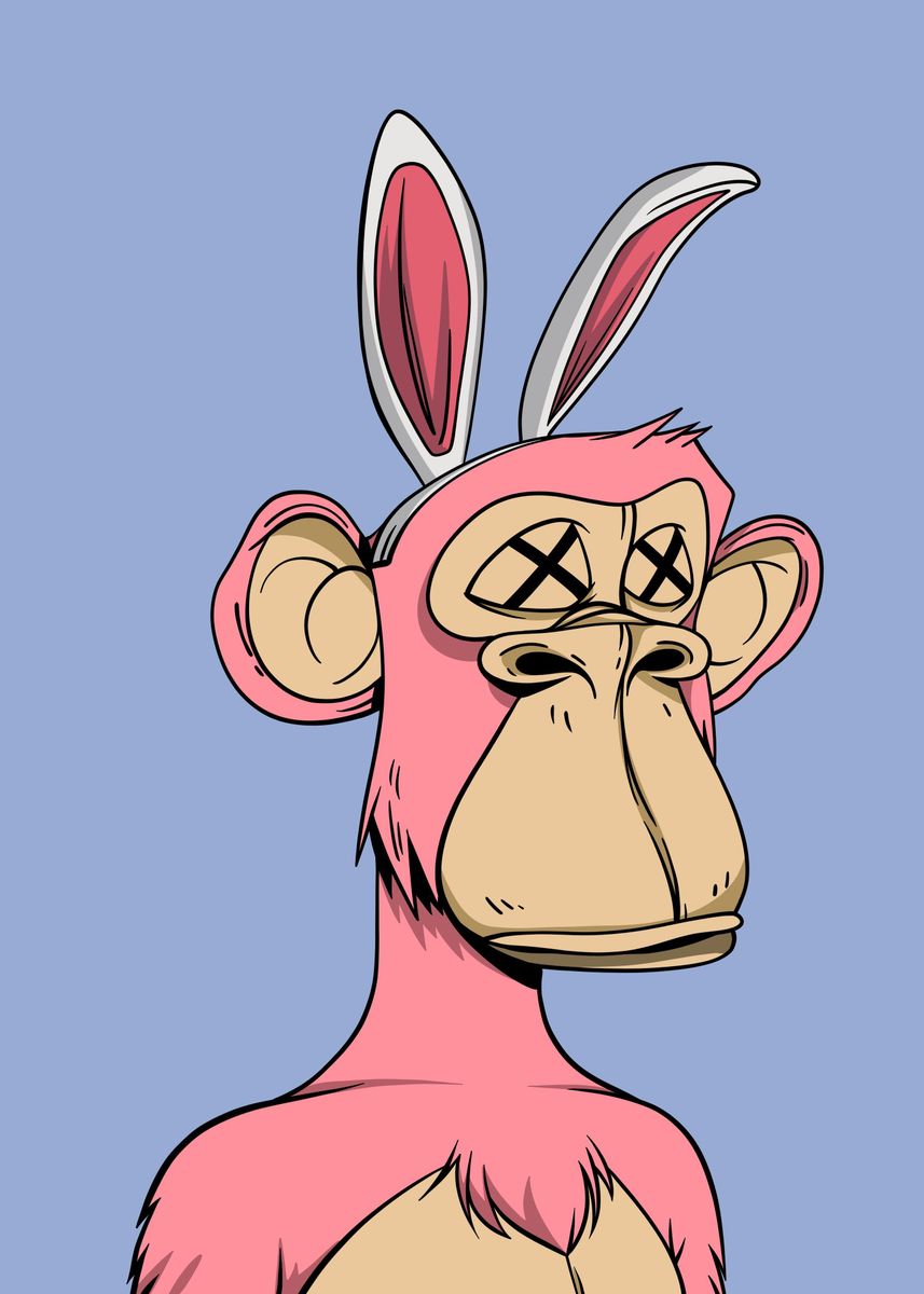 'BAYC' Poster, picture, metal print, paint by Magic Apes | Displate