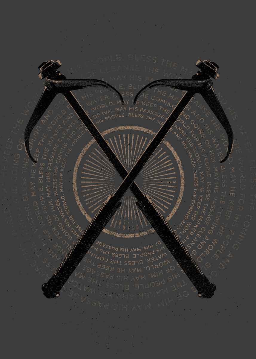 'Maker Hooks' Poster, picture, metal print, paint by Dune | Displate