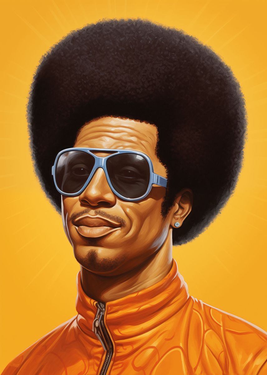 'Afro Funk' Poster, picture, metal print, paint by Art Concept | Displate