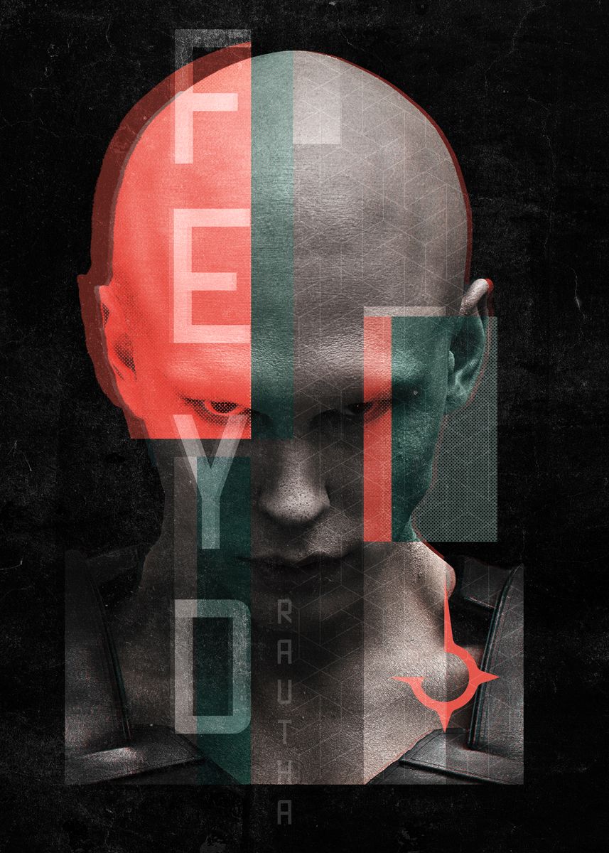 'Feyd' Poster, picture, metal print, paint by Dune | Displate
