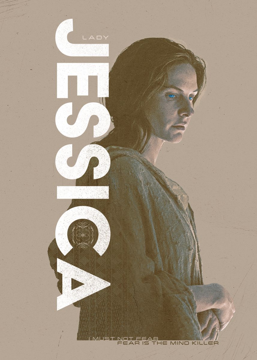 'Jessica' Poster, picture, metal print, paint by Dune | Displate