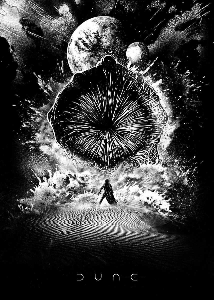 'Dune Classic Poster' Poster, picture, metal print, paint by Dune ...