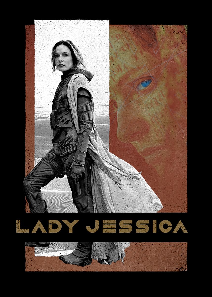 'Lady Jessica' Poster, picture, metal print, paint by Dune | Displate