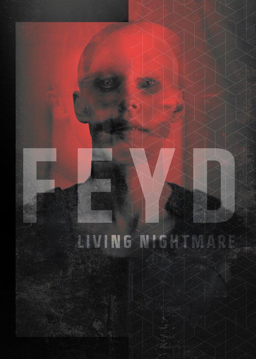 'Living Nightmare' Poster, picture, metal print, paint by Dune | Displate