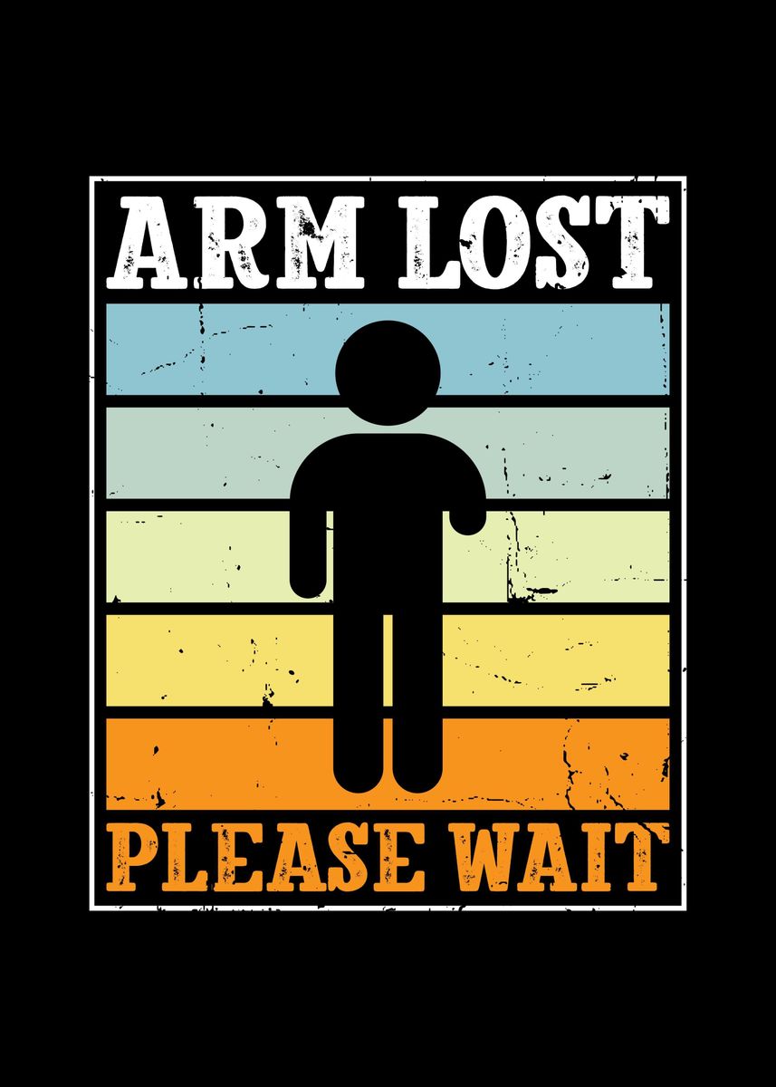 'Arm Amputee' Poster, picture, metal print, paint by Sebastian Wünsche ...