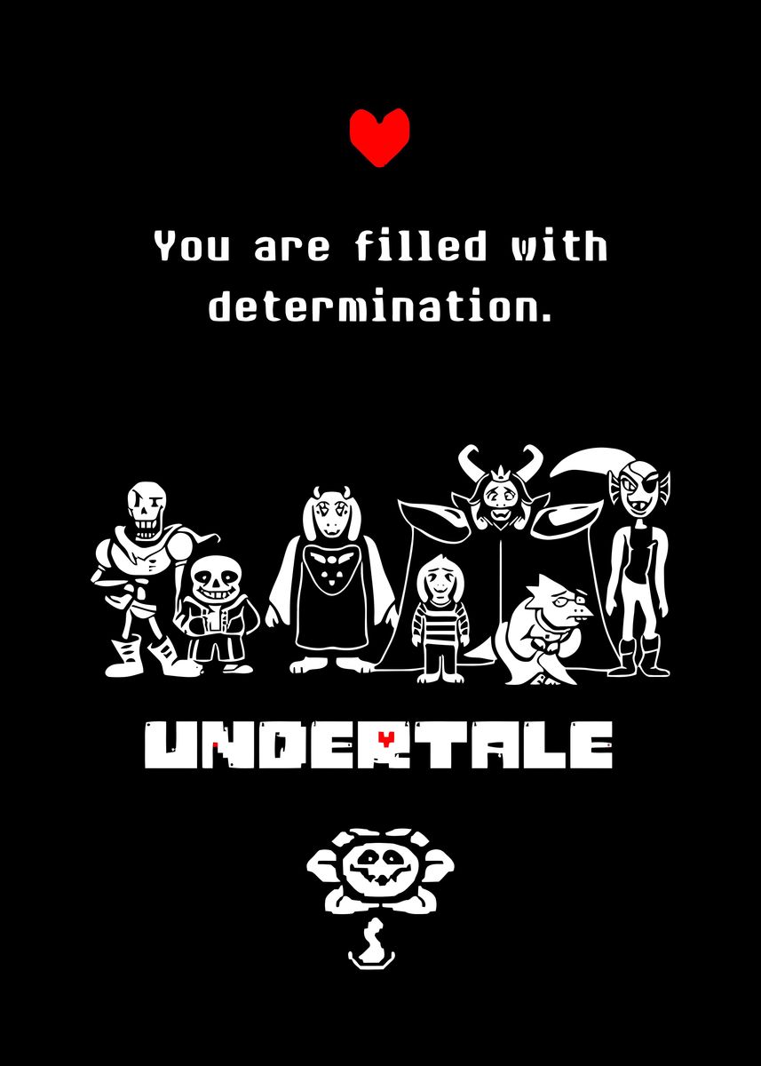 'Undertale' Poster, picture, metal print, paint by Nova Official Art ...