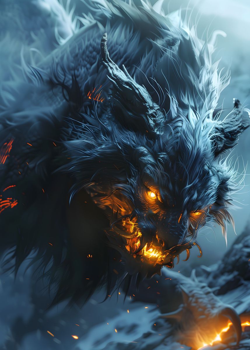 'Mythical Creature' Poster, picture, metal print, paint by Elipscease ...