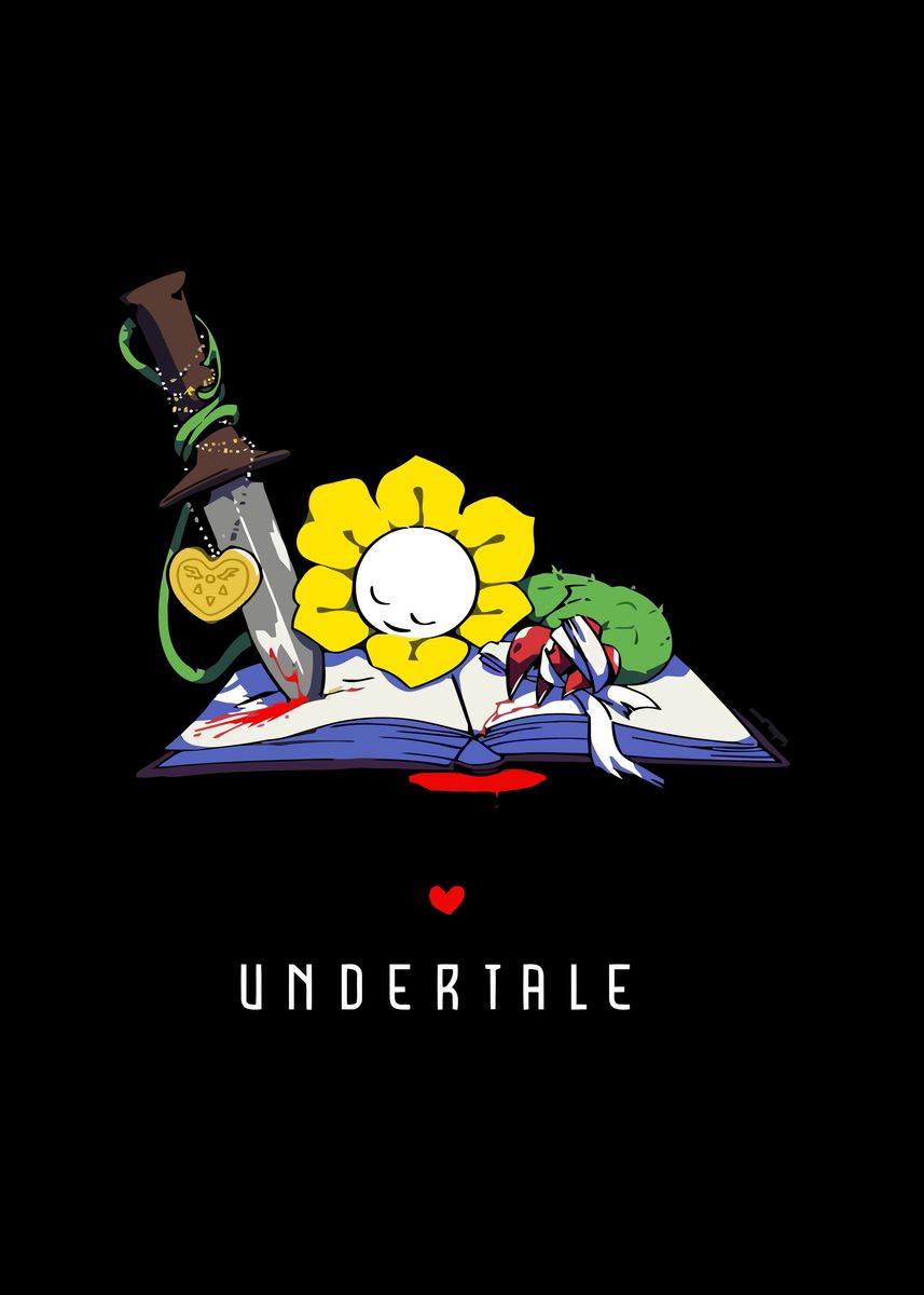 'Undertale' Poster, picture, metal print, paint by Nova Official Art ...