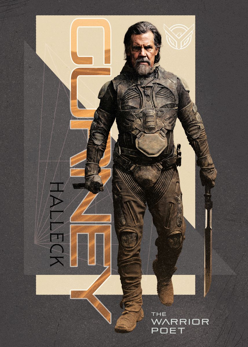 'The Warrior Poet' Poster, picture, metal print, paint by Dune | Displate