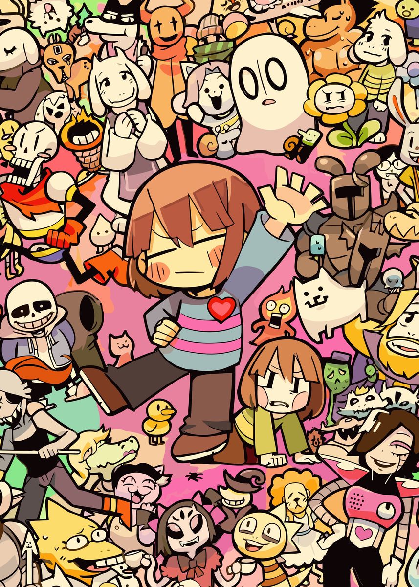 'Undertale' Poster, picture, metal print, paint by Nova Official Art ...