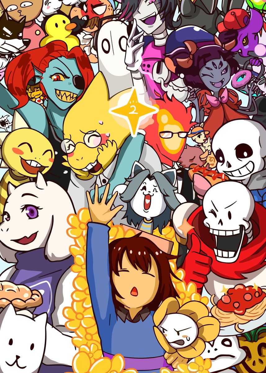 'Undertale' Poster, picture, metal print, paint by Nova Official Art ...