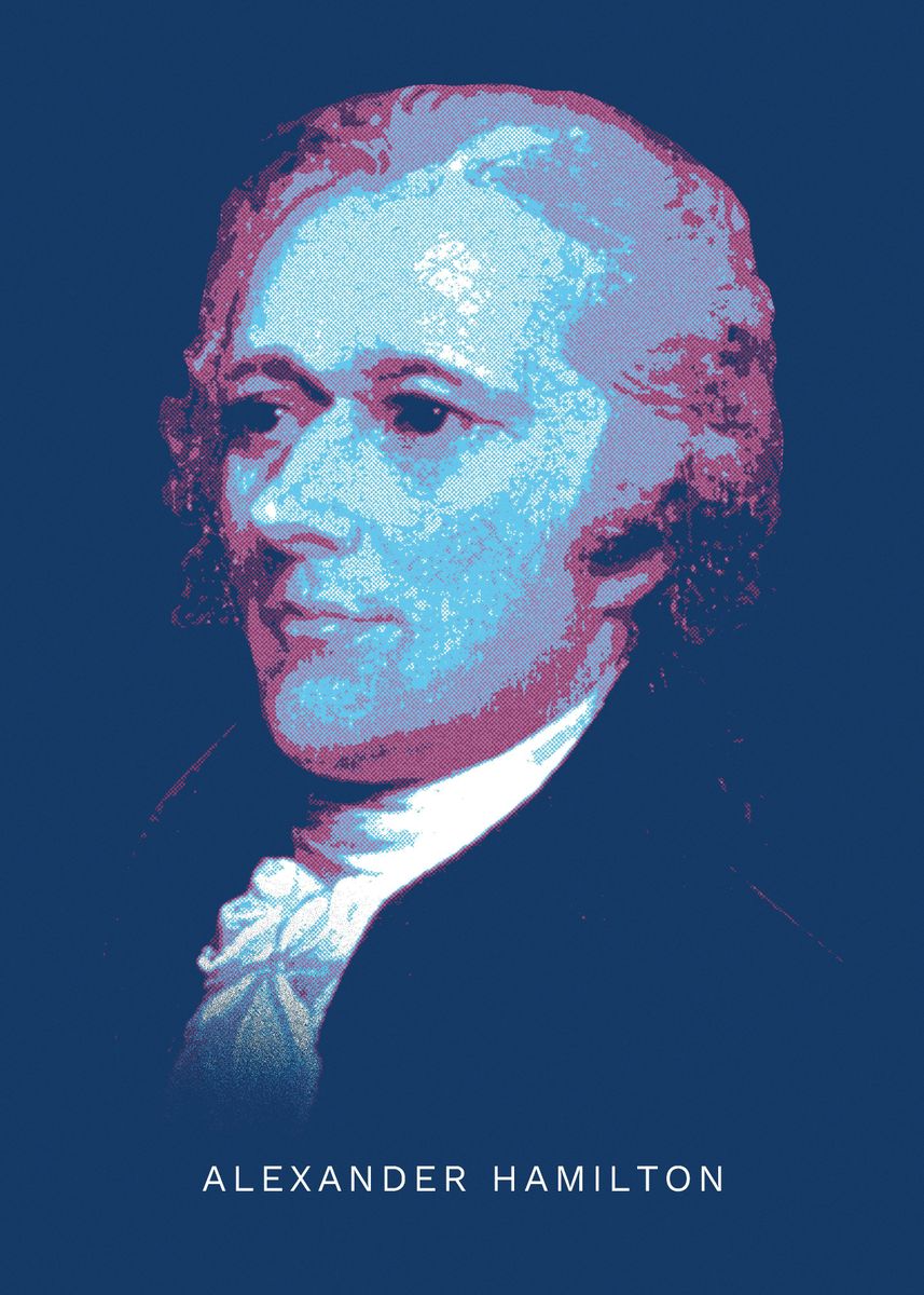 'Alexander Hamilton' Poster, picture, metal print, paint by Syahrasi ...