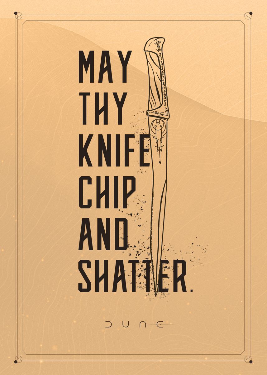 'Chip and Shatter' Poster, picture, metal print, paint by Dune | Displate