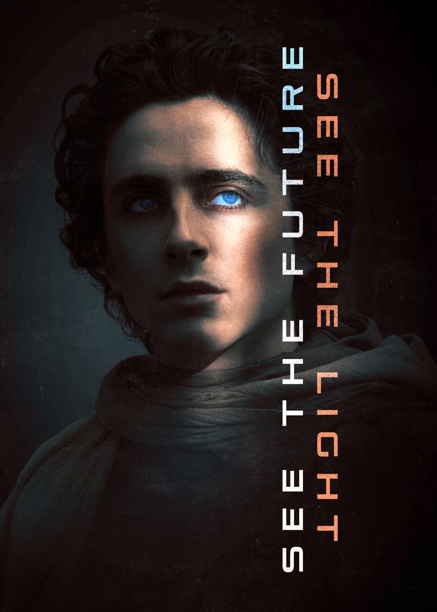 'See the Future' Poster, picture, metal print, paint by Dune | Displate