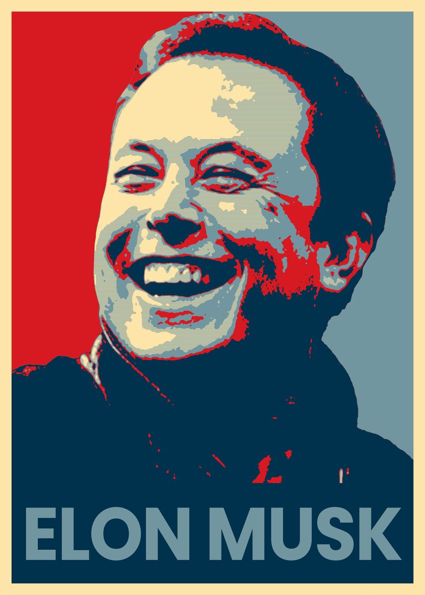 'elon musk' Poster, picture, metal print, paint by awesome posters ...
